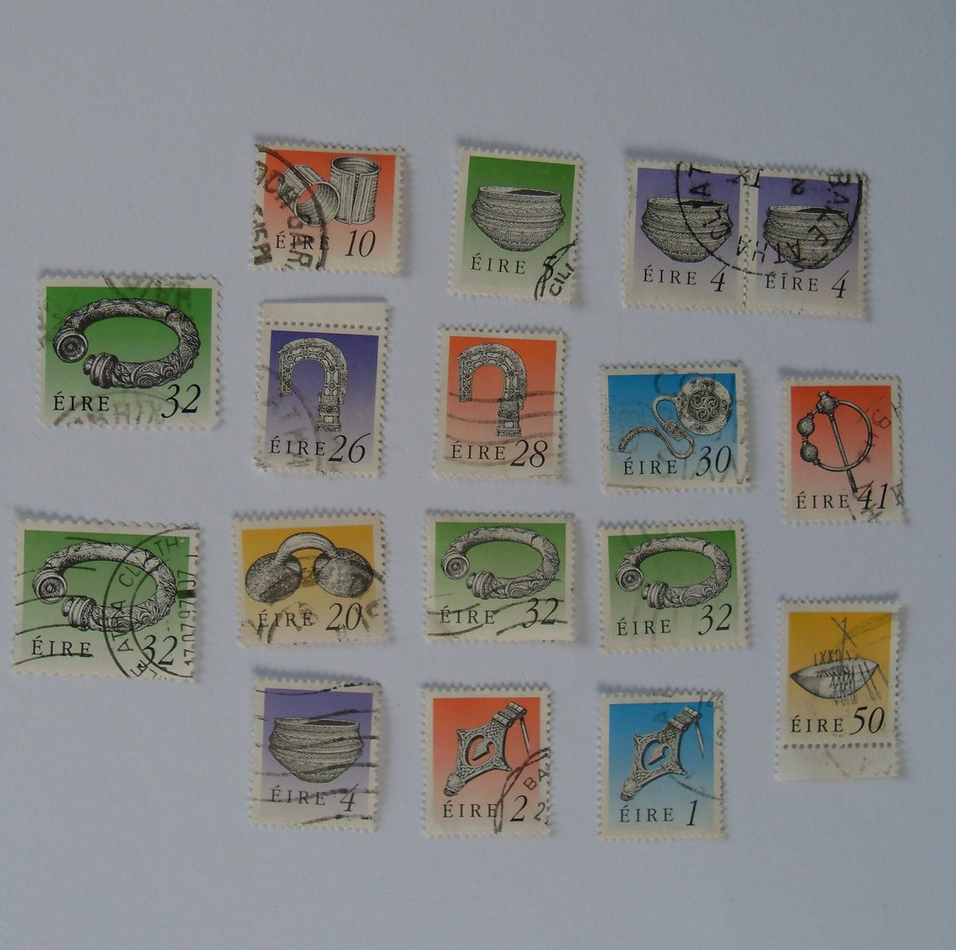 Celtic Irish Heritage and Treasures Ireland Stamp Pack Ireland - Etsy