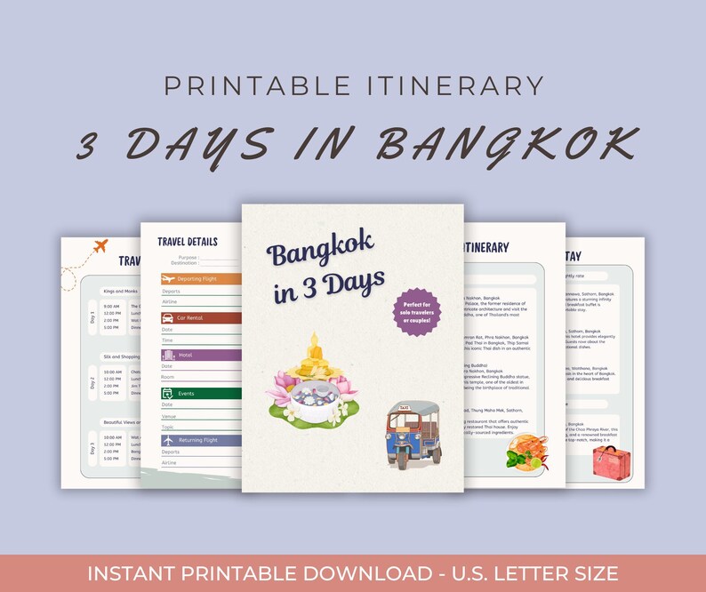 Bangkok Bound: A 3-day Adventure Guide, Bangkok Thailand Travel ...