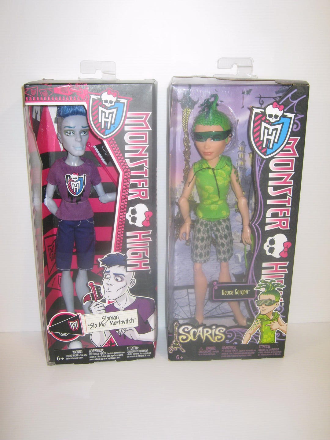 Monster High Lot Ghoul Spirit Sloman Slo Mo Mortavitch & Scaris Deuce ...