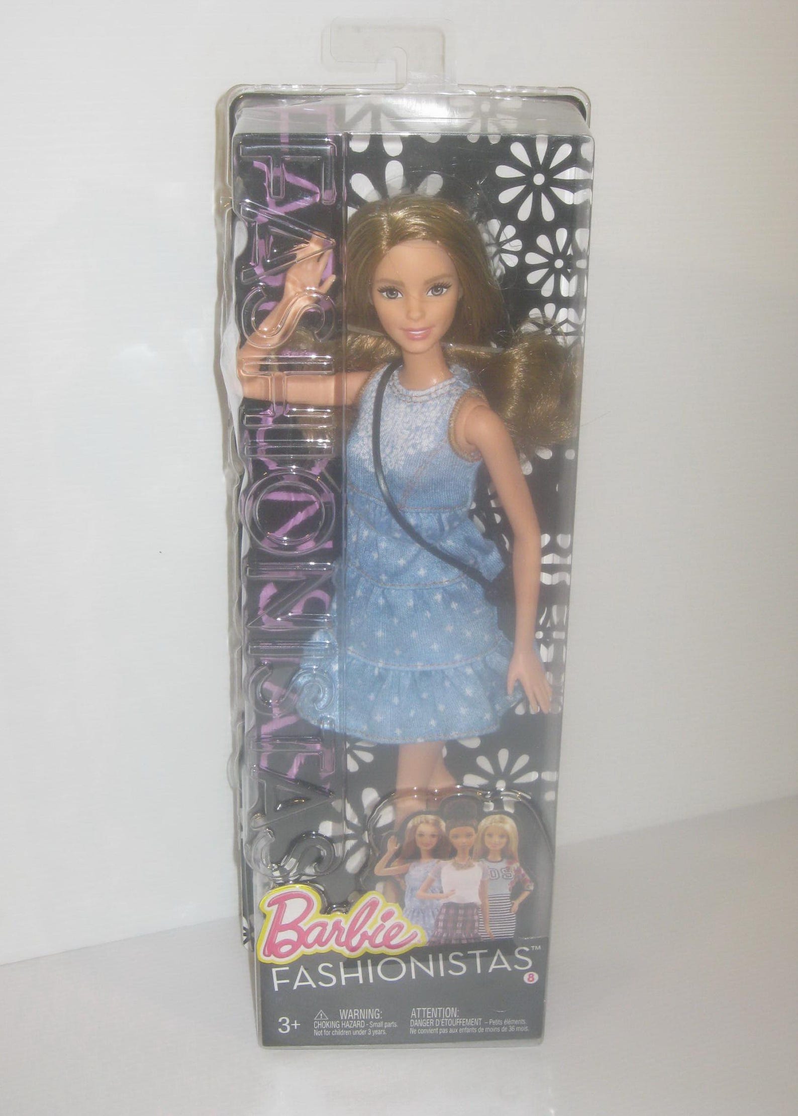 FASHIONISTAS #8 BARBIE Doll Denim N Dots Neysa NRFB Mattel *** Free ...