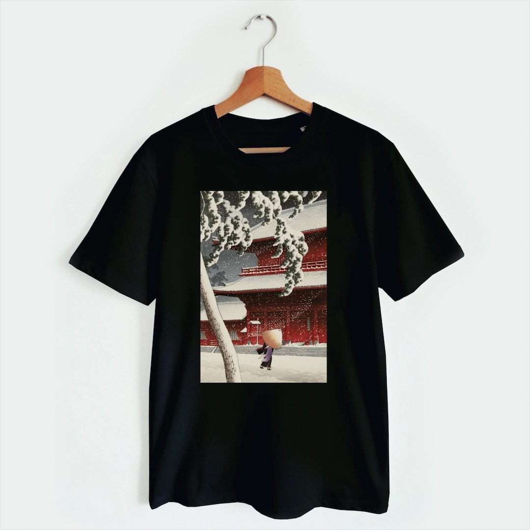 Japanese Art T-shirt, Japanese Woodblock Shirt, Ukiyo-e Shirt, Geisha ...