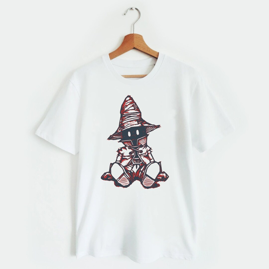Vivi T-shirt, Final Fantasy 9 Shirt, Final Fantasy IX, FFIX, FF9, Black ...