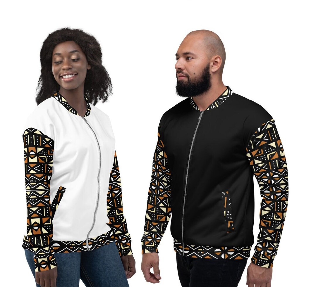 African Bomber Jacket Varsity Jacket Blouson Wax African Jacket Men ...