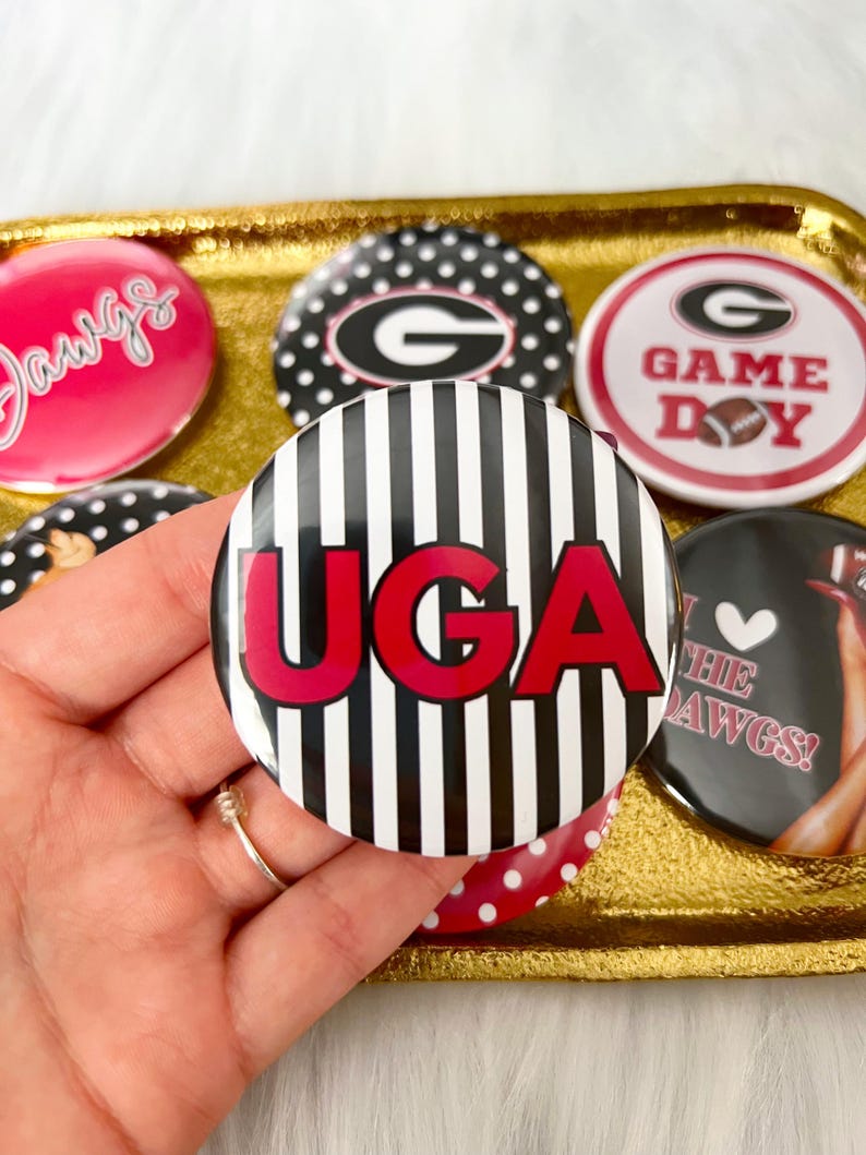 UGA | Gameday Georgia Buttons - Etsy