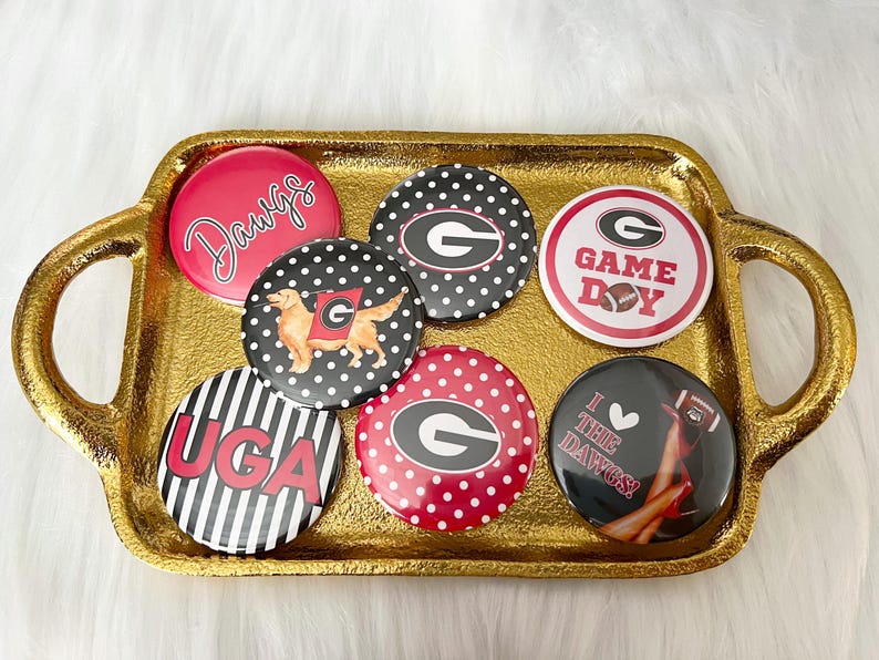 UGA | Gameday Georgia Buttons - Etsy