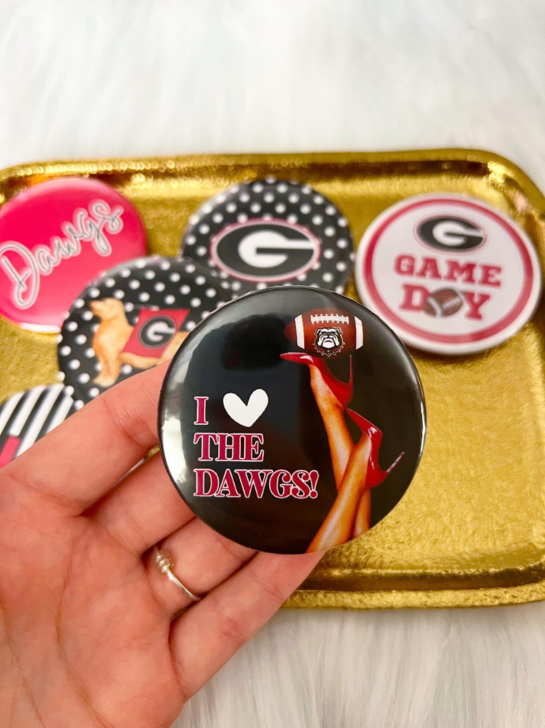 UGA | Gameday Georgia Buttons - Etsy