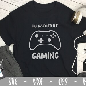 Video Game SVG - I'd Rather Be Gaming SVG for Cricut and Silhouette - Etsy