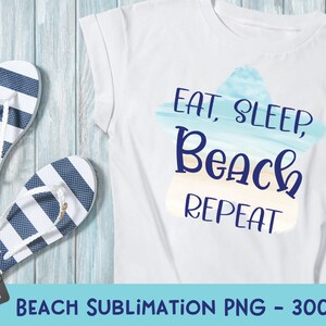 Beach Sublimation Bundle Summer Sublimation Designs PNG Files for Print ...