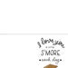 Printable Card - I Love You a Little S'more Each Day Pun Card ...