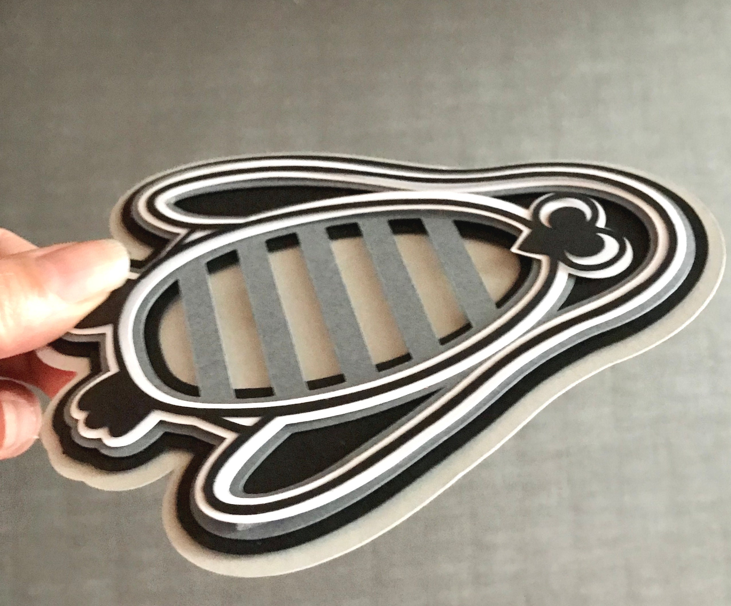 3D Layered Animal SVG Bundle - Multilayer Papercraft Designs - Frog ...