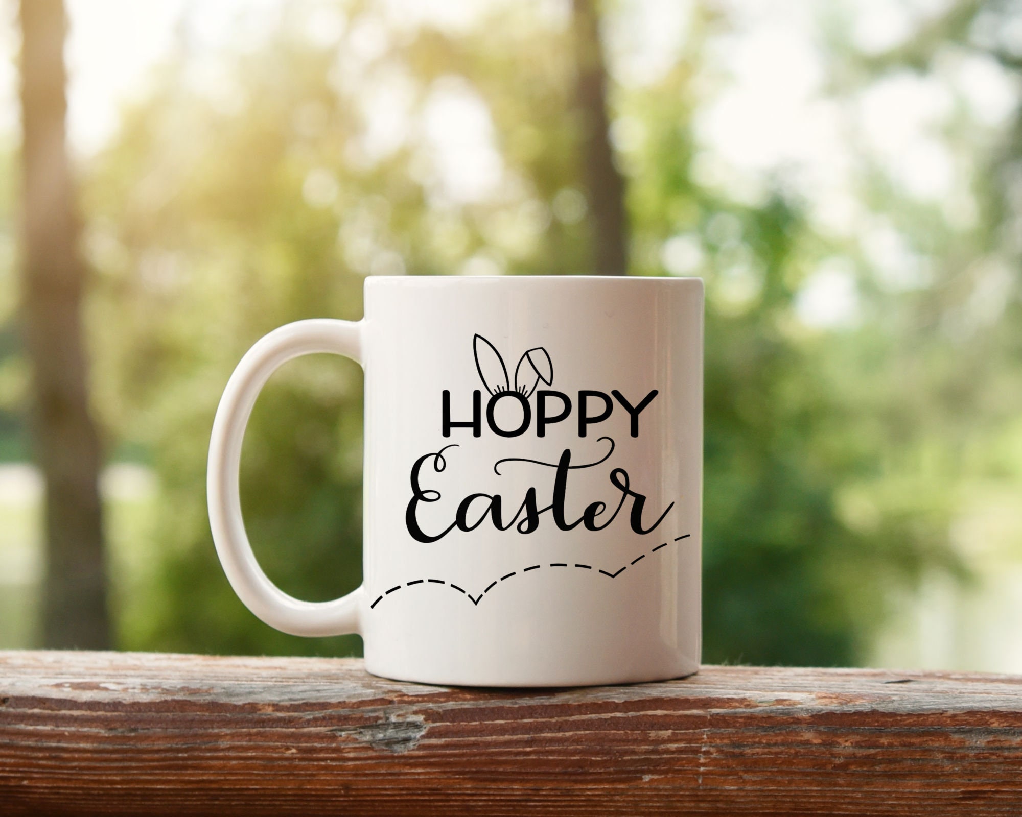 Hoppy Easter SVG - Easter Cut File for Cricut and Silhouette With Bunny ...