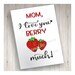 Mother's Day Card I Love You Berry Much Pun Card - Etsy