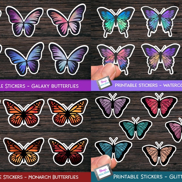 Butterfly Stickers - Etsy