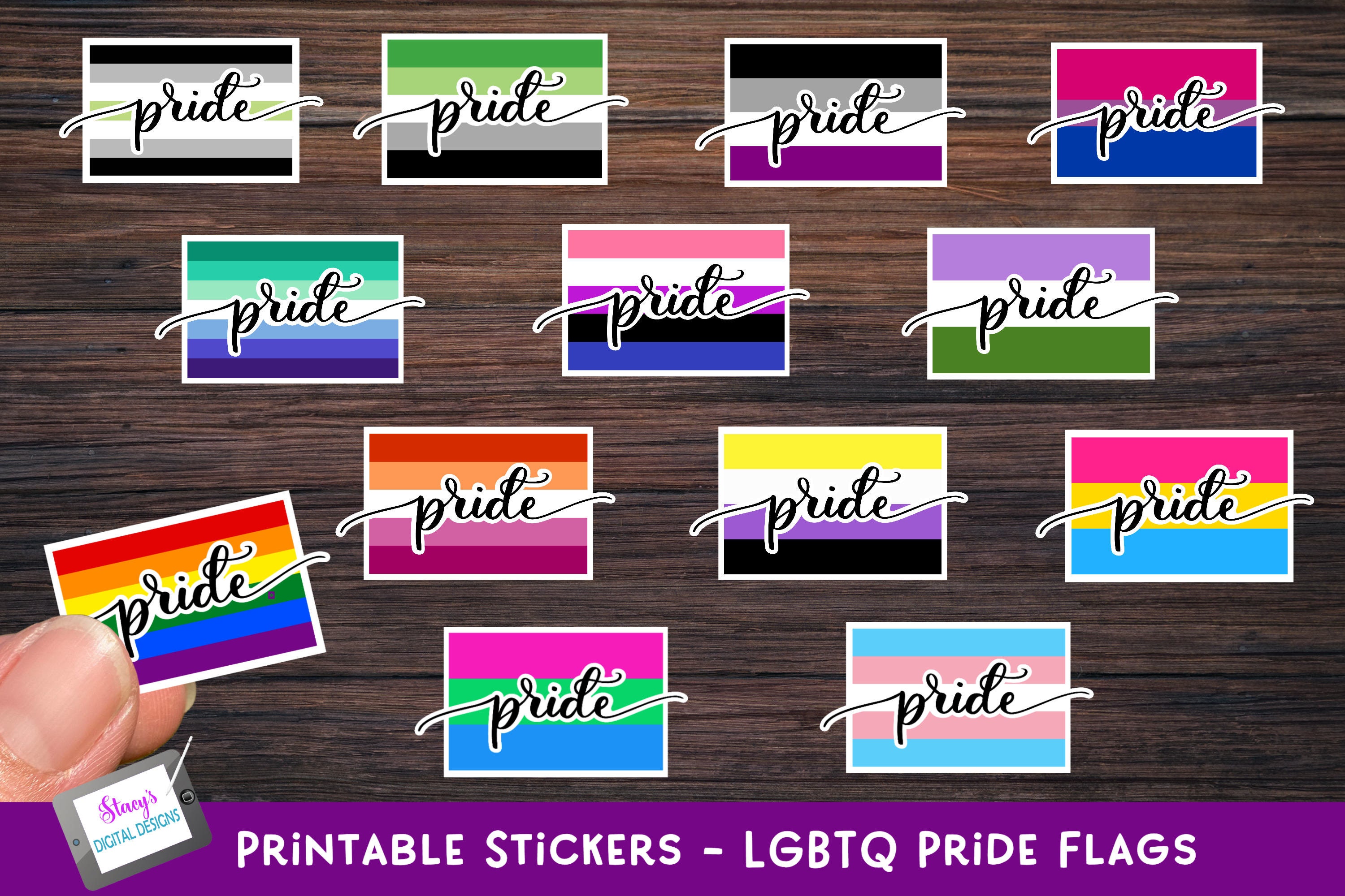 Printable Stickers Print and Cut Stickers for Cricut LGBTQ - Etsy