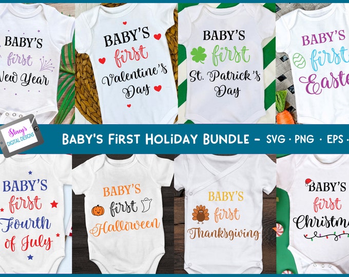 Baby's Firsts Baby SVG and Cut Files for Crafters - Etsy Canada