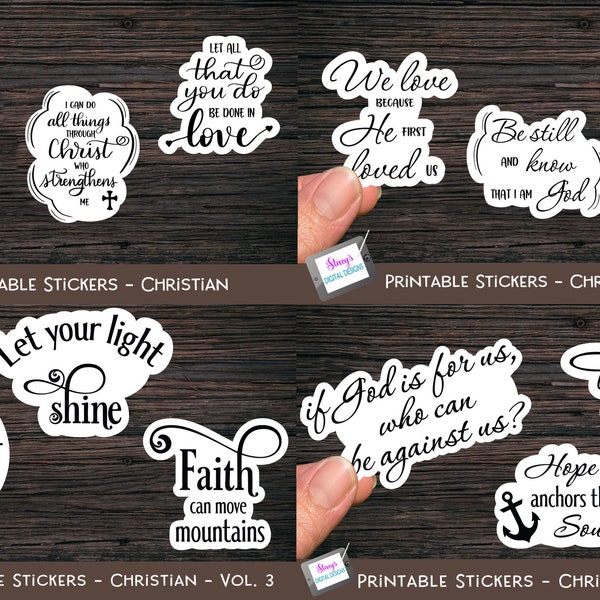 Bible Verse Sticker Png - Etsy