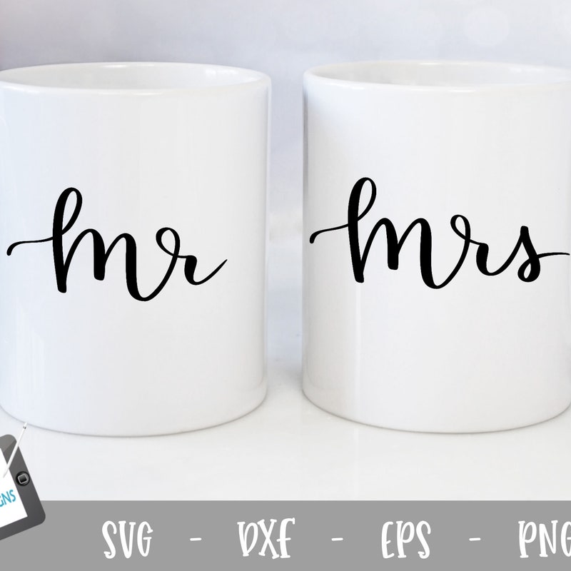 Mr and Mrs Cut File - Etsy