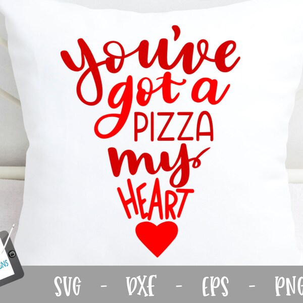 Pizza of My Heart Svg - Etsy
