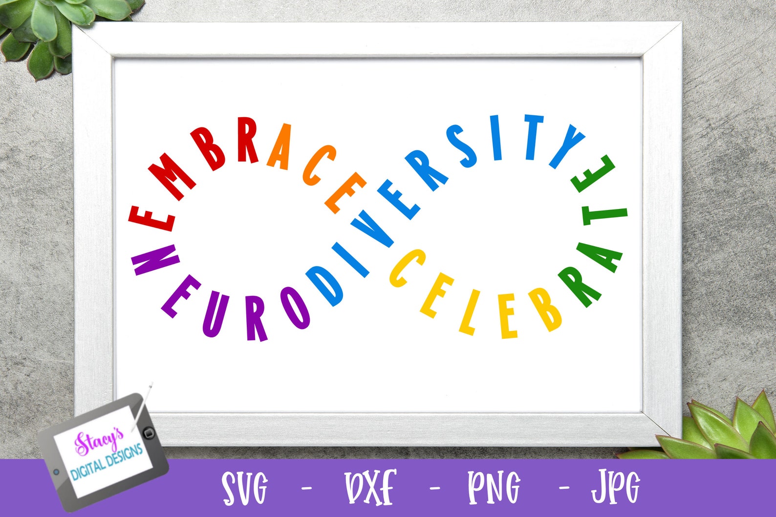 Neurodiversity SVG Bundle - 6 Neurodiversity Designs for Cricut and ...