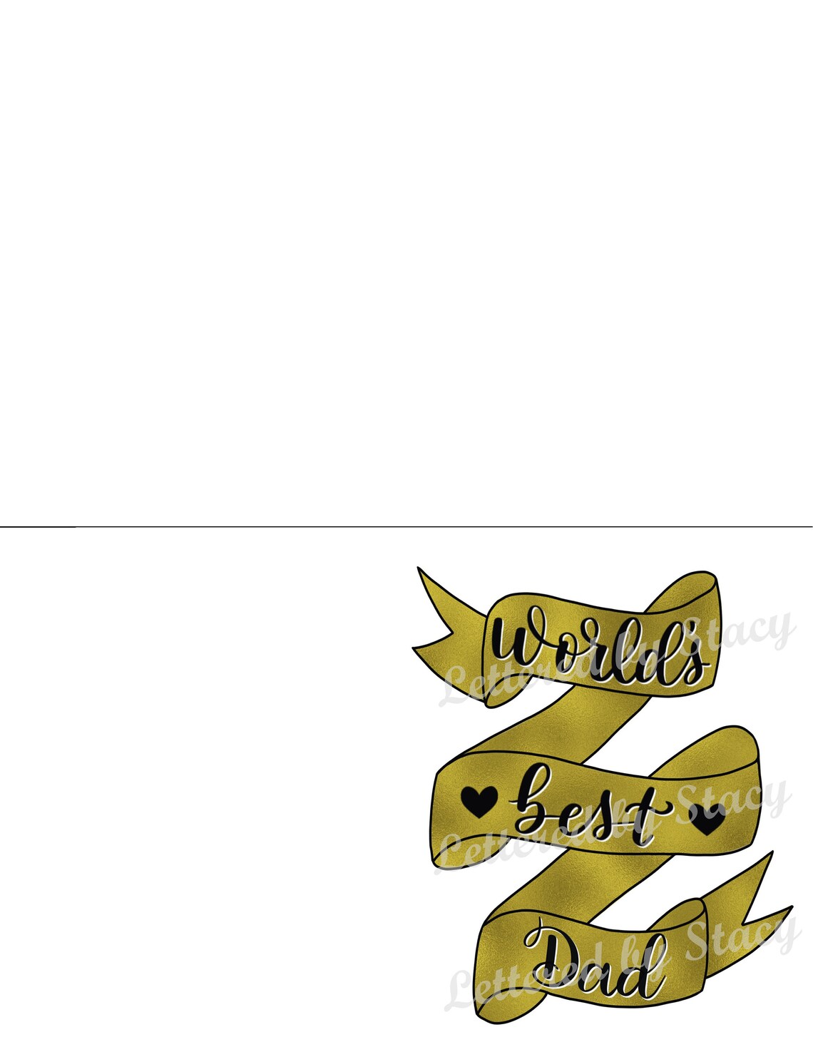 World's Best Dad Card Printable Father's Day Card | Etsy