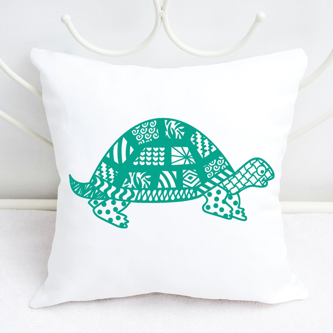 Turtle SVG With Doodle Patterns | Etsy