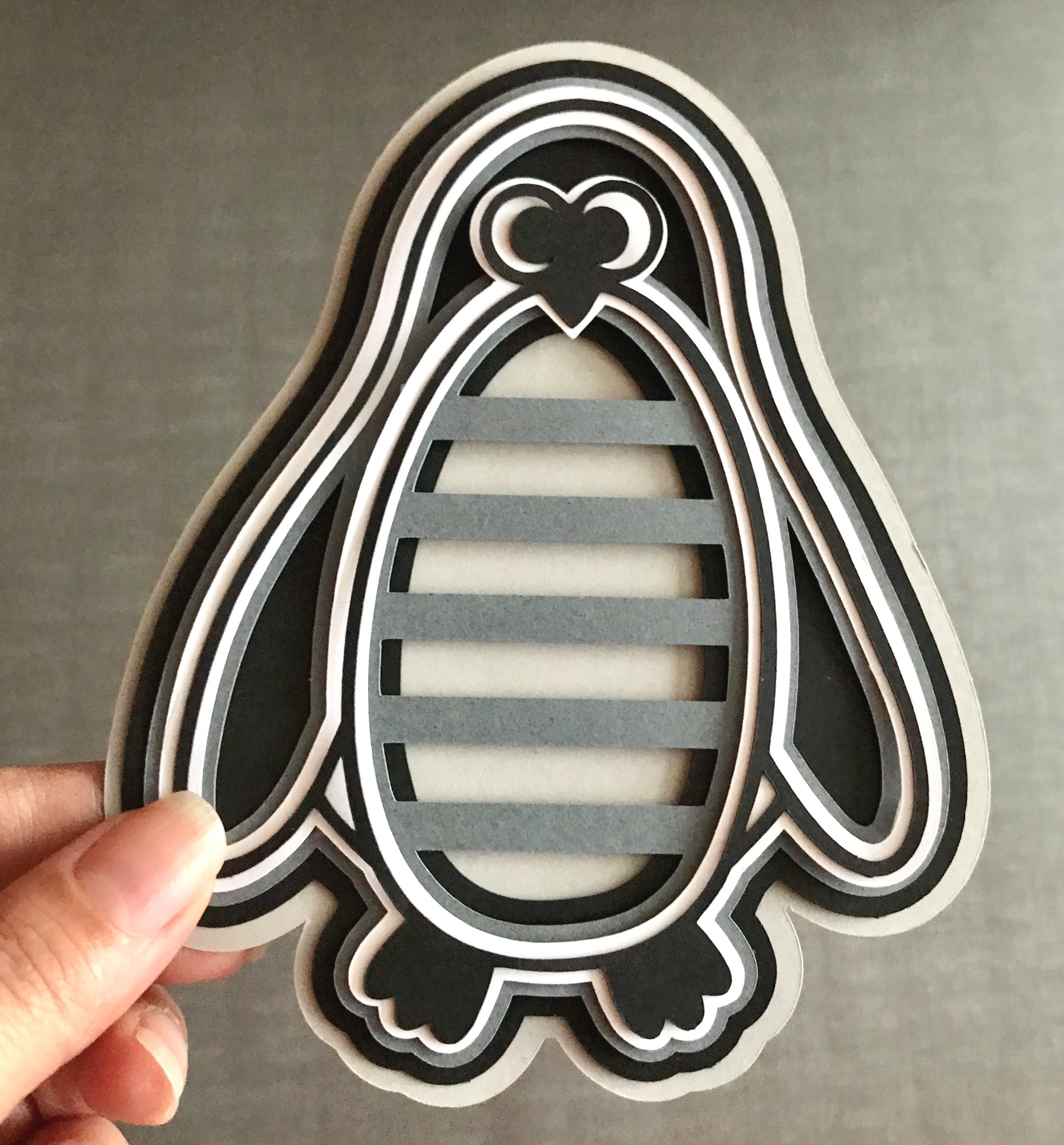 3D Layered Animal SVG Bundle - Multilayer Papercraft Designs - Frog ...