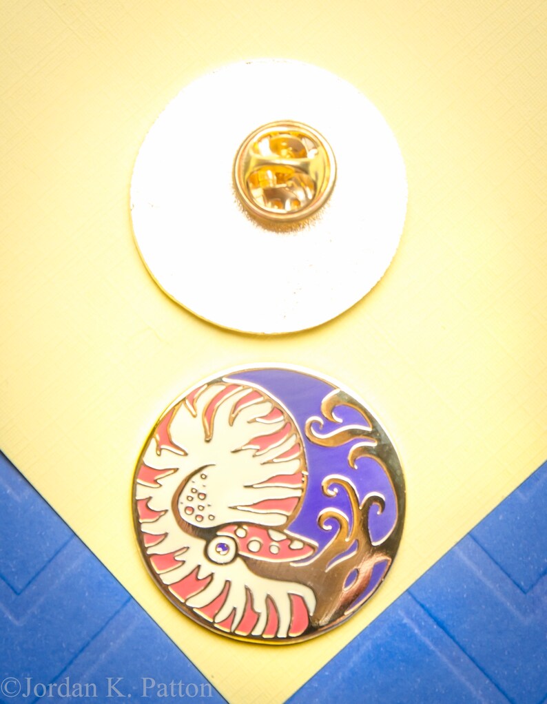 Nautilus Enamel Pin - Etsy