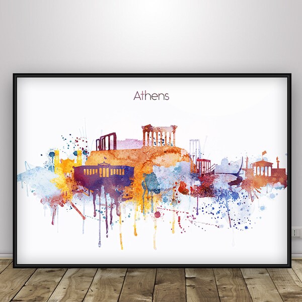 Athens Poster - Etsy
