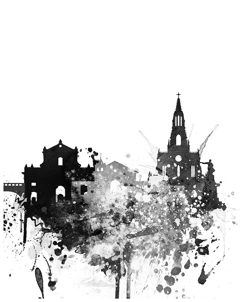 Cali Colombia Set of 3 Prints, Santiago De Cali 3 Pieces Wall Art ...