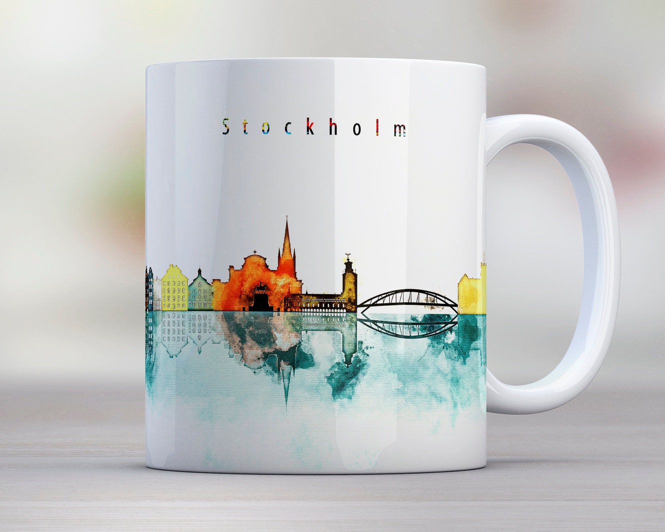 Stockholm City Coffee Mug Cup Sweden Home Tea Mug Europe Souvenir ...