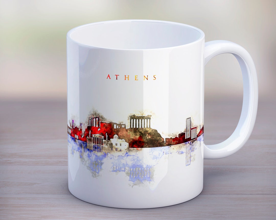 Athens City Greece Coffee Mug Cup Mug New Home Tea Mug Travel Souvenir ...