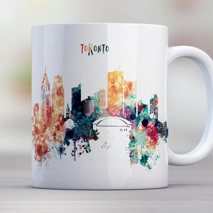 Toronto Tea Mug, City Mug, Coffee Skyline Cup, Silhouette, Funny Mug ...