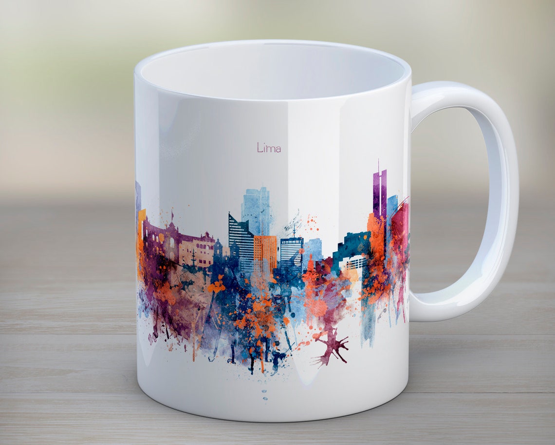 Lima City Coffee Mug Cup Peru Home Tea Mug Souvenir Birthday - Etsy