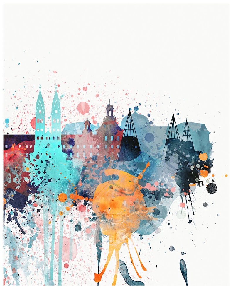 Bonn Prints Bonn 3 Pieces Wall Art Triptych of Germany | Etsy