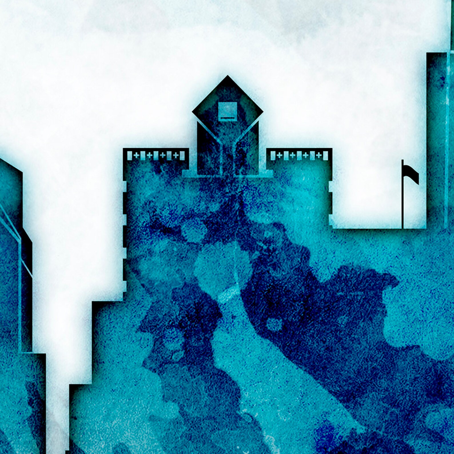 Philadelphia Blue Watercolor Poster Pennsylvania Art Décor - Etsy