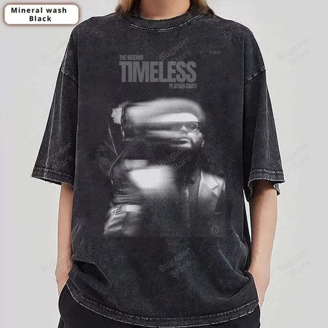 The Weeknd Timeless Playboi Carti Collaboration Shirt, Blurred Motion ...