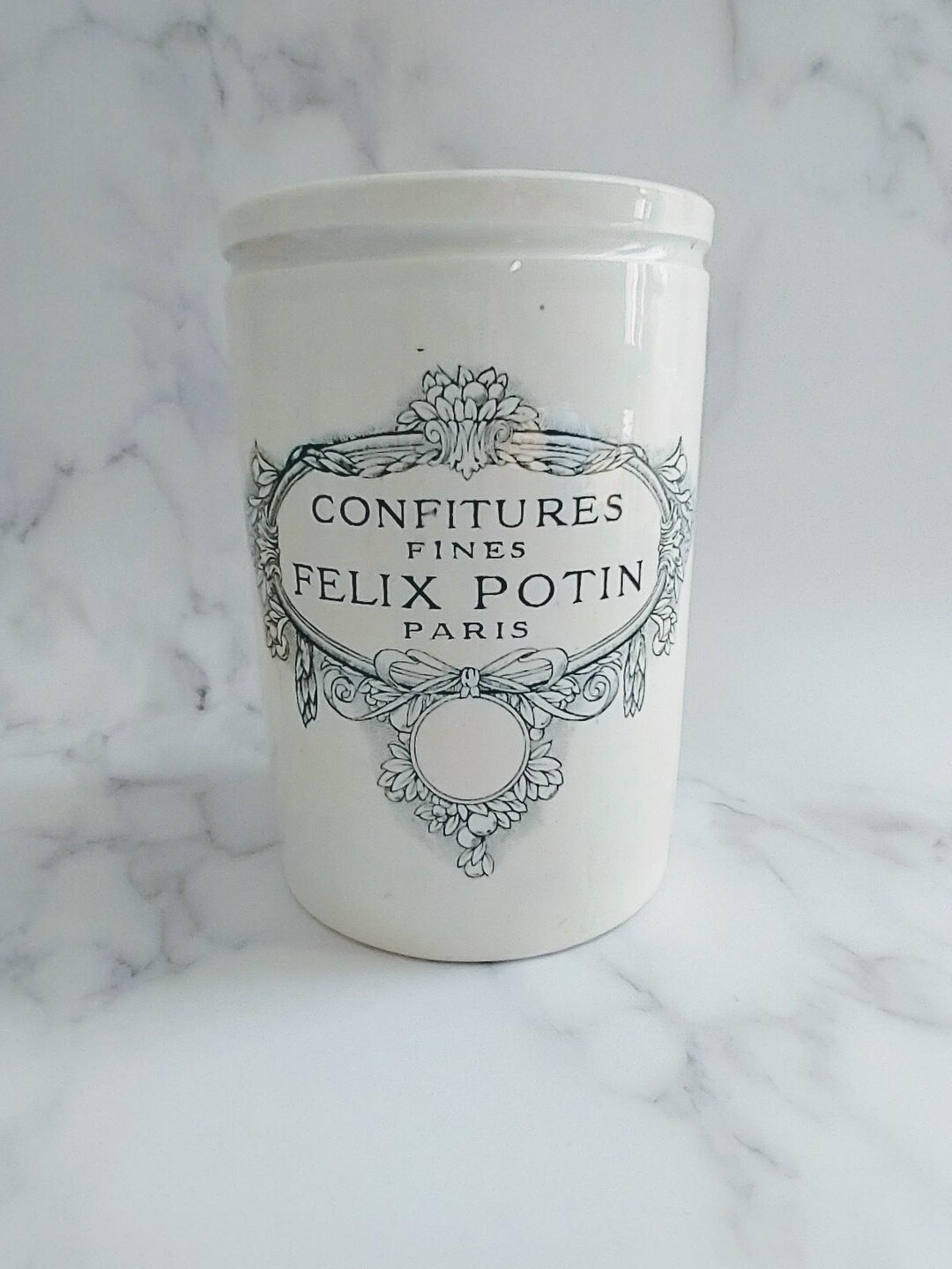 Large Antique French Felix Potin Jam Jar Pot, Lovely French Antique ...