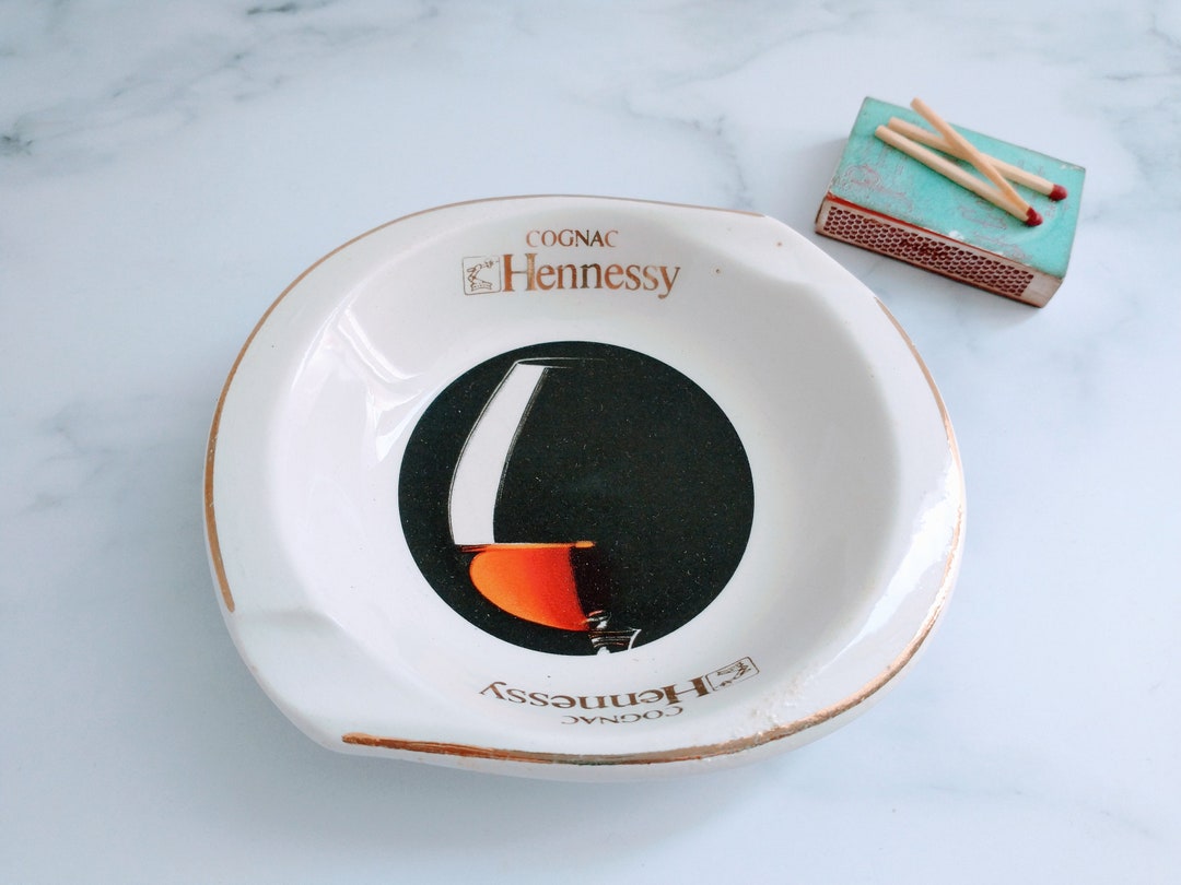 Vintage French Cognac Hennessy Ashtray, Lovely Cream French Vintage ...
