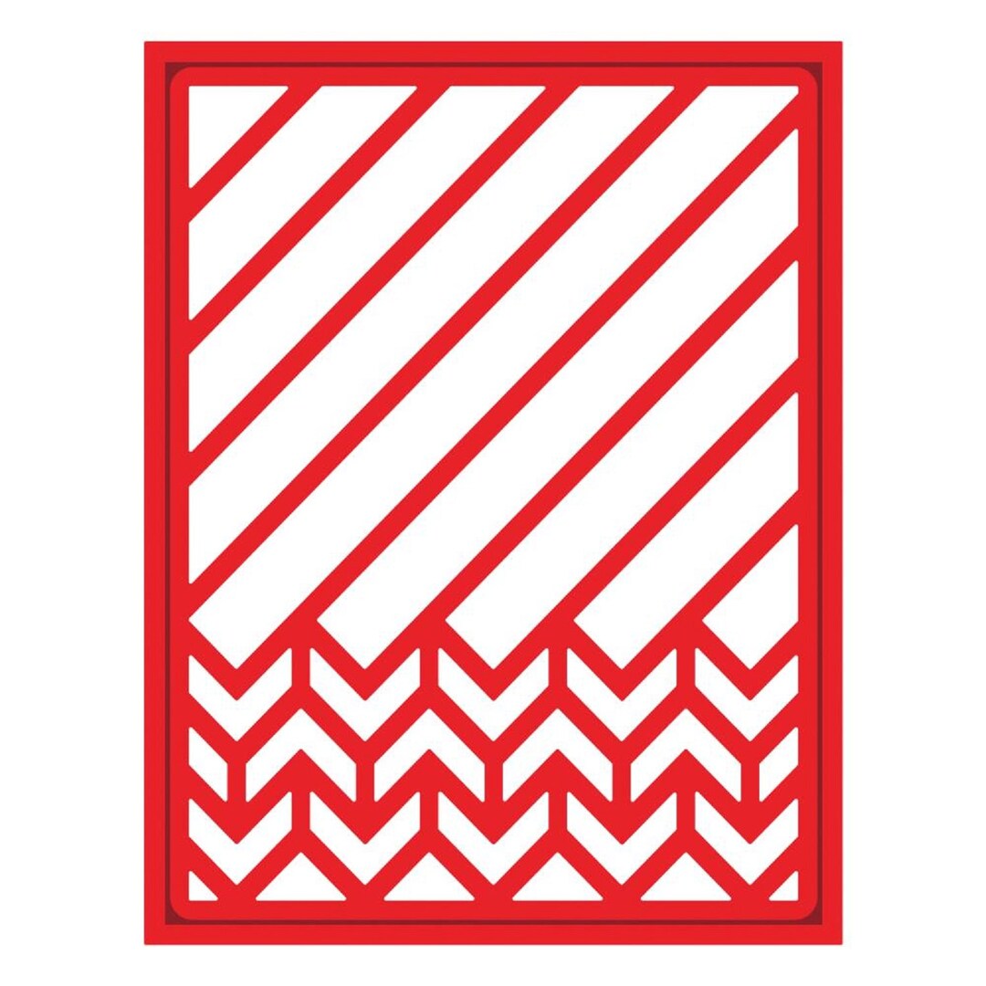 Spellbinders S4-453 Diagonal Chevron Die Shapeabilities - Etsy