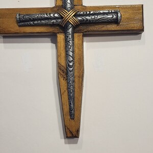 Wooden Spiked Cross - Etsy