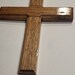 Solid Oak Wooden Cross - Etsy