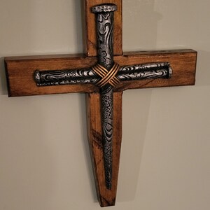Wooden Spiked Cross - Etsy