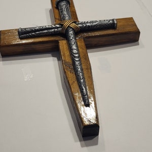 Wooden Spiked Cross - Etsy