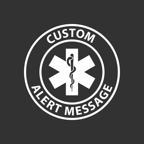 Medical Alert Stickers For Cars at Clifford Bloss blog