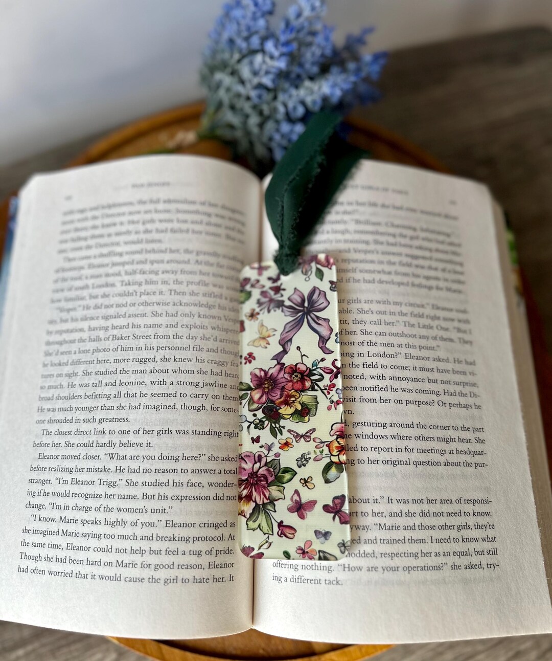 Acrylic Vintage Floral Bookmark, Bookmarks for Booklovers Avid Readers ...