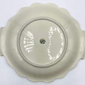 Vintage Weimar Porcelain Cabinet Platter | Cobalt Blue With White ...