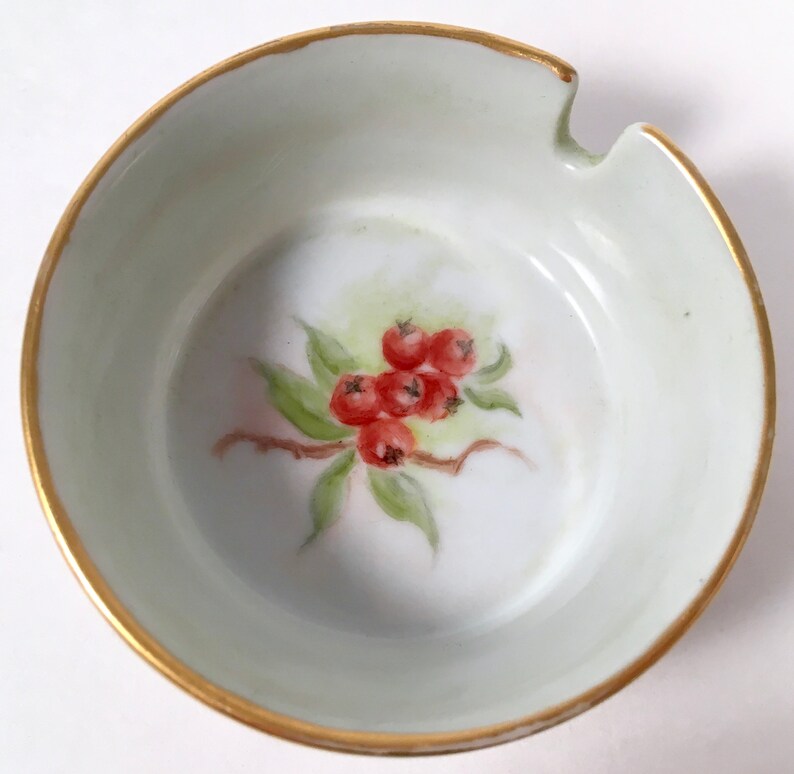 Tiny Ashtray Small Ceramic Porcelain Ashtray Branch With - Etsy