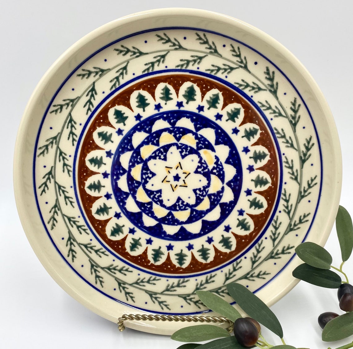 Vintage Star of David Plate Boleslawiec Pottery Plate - Etsy