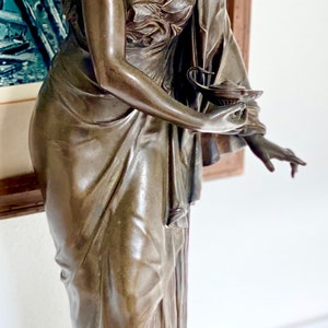 Gorgeous Antique Bronze Statue | the Goddess Psyche | Etienne-henri ...