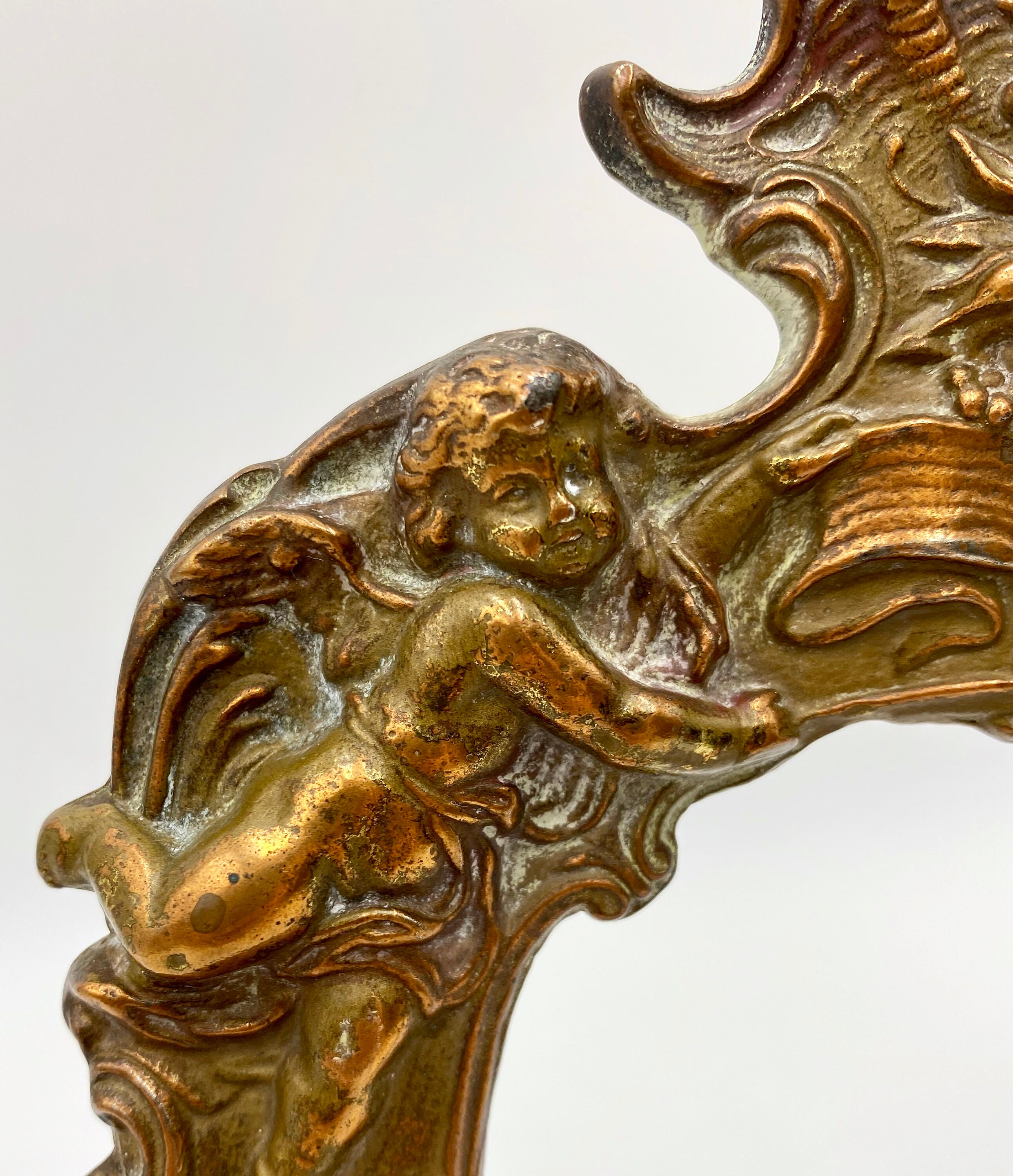 Antique Ornate Picture Frame | Cast Bronze Frame | Copper and Brass ...